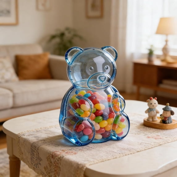 Gummy Bear Containers Plastic, Large Clear Gummy Bear Container, Bears ...