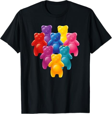 Gummy Bear My Spirit Animal Gummy Bear Funny T-shirt - Walmart.com