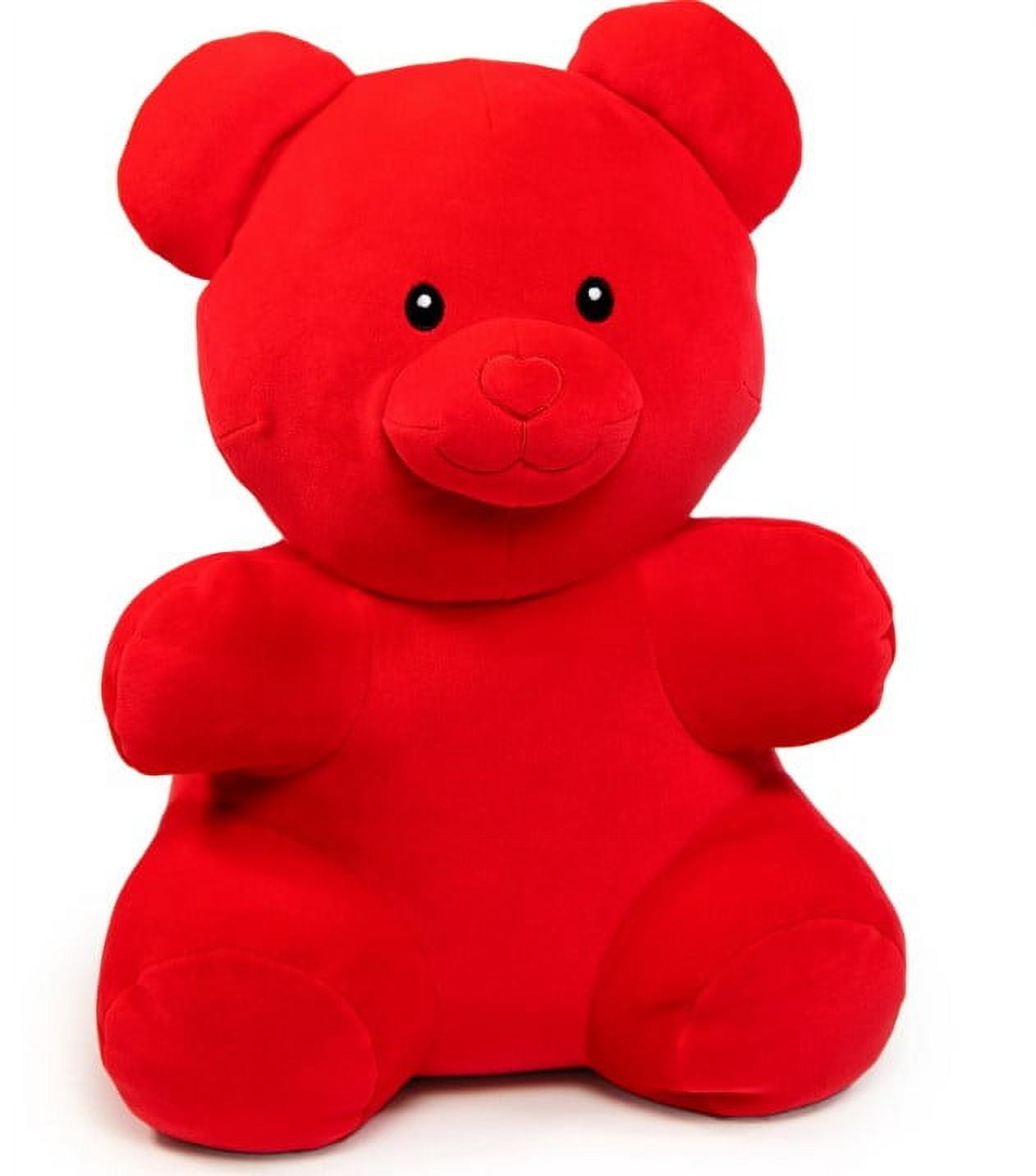 Gummy Bear Soft Stuffed Animals and Plush Toys, Poly fil Fiber Fill Red ...