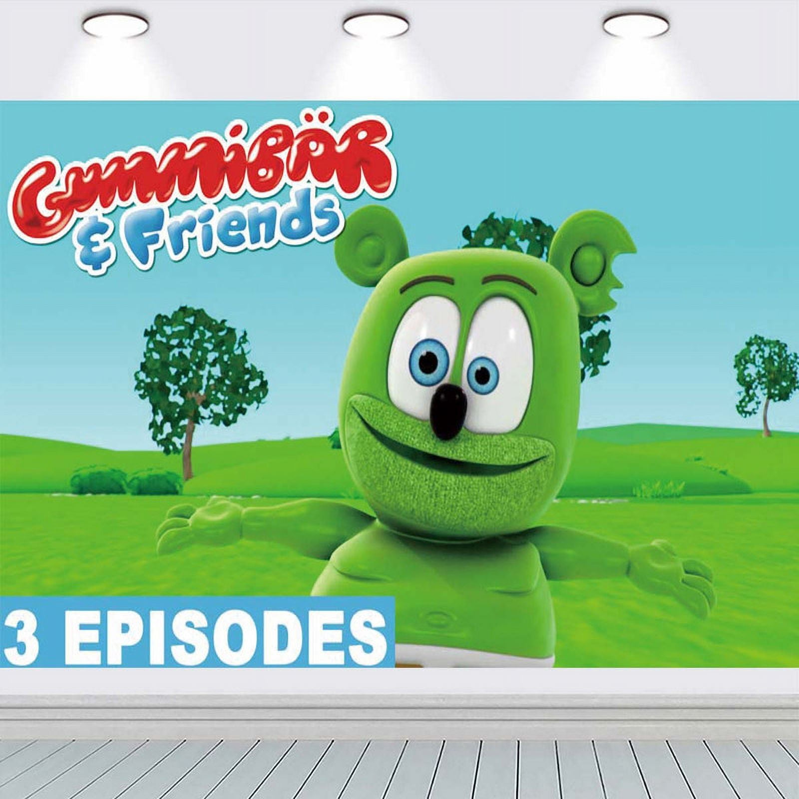 Gummy Bear and friends Party Supplies Backdrop Banner Poster Birthday ...
