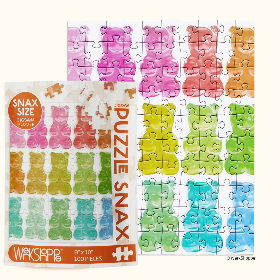 Gummy Bears 100 Piece Puzzle Snax - Walmart.com