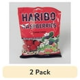 (2 pack) Gummy Candy Haribo, Raspberries 4 Oz Peg, Case Pack Of 12 ...