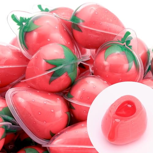 Gummy Candy - Jelly Filled Gummies - Strawberry Candies Filled with ...