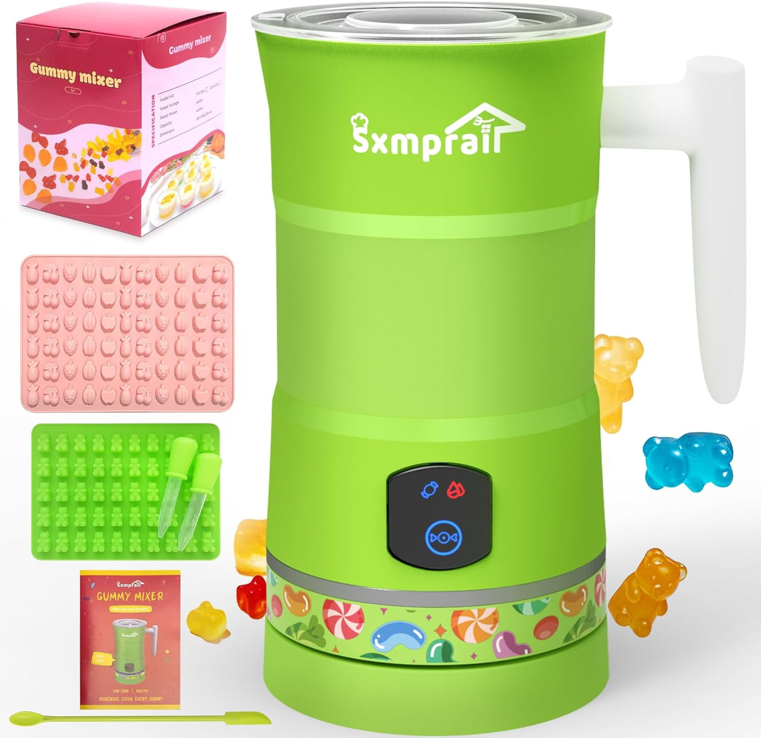 Gummy Candy Maker Mixer Make Gummy Bear, Infused Herb Edible Gummy ...