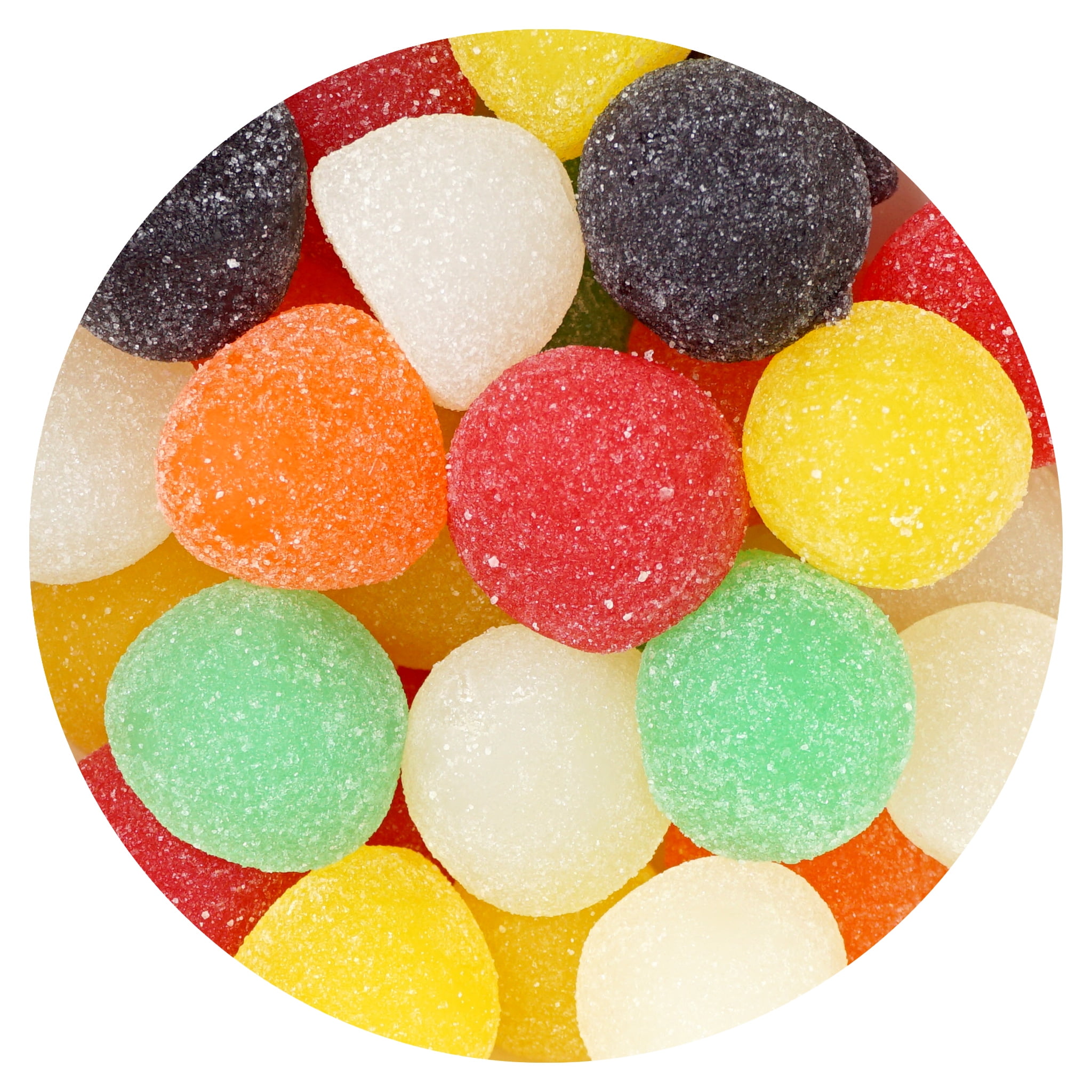 The Hampton Candy Gummy Drops 1 Pound Bulk Bag Jumbo Gum Drops Candy ...