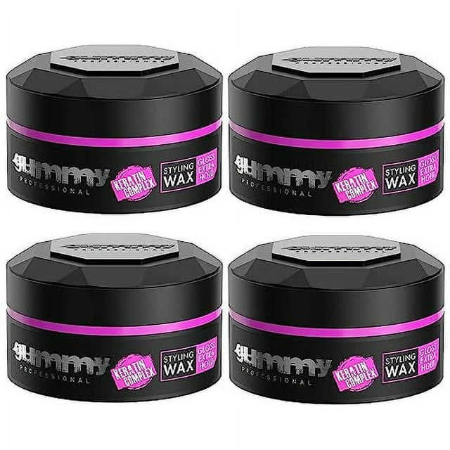 Gummy Fonex Professional Gloss Extra Hold Hair Styling Wax 150ml (Pack ...