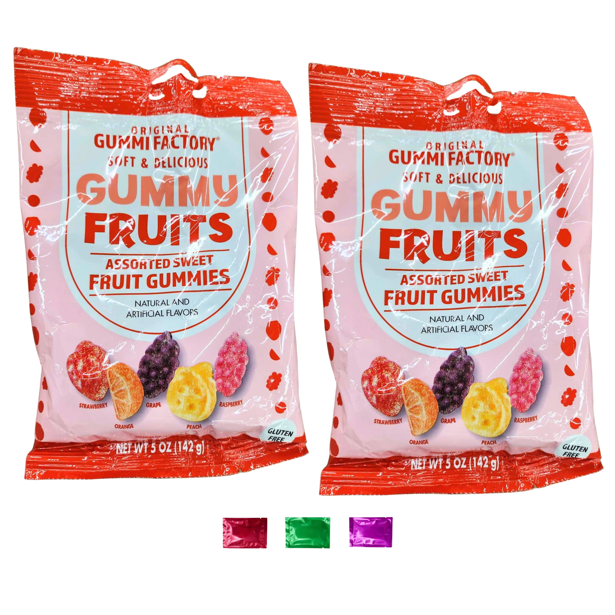 Gummy Fruits Assorted Sweet Fruit Gummies, Gluten Free Soft & Delicious ...