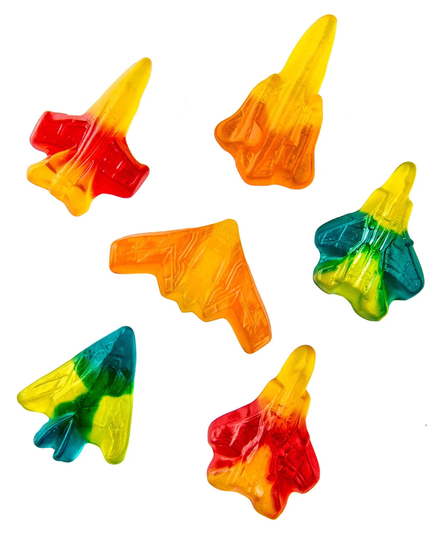 Gummy Jet Fighters - Fruity Candy Combo in 5lb Bag with Five Different ...