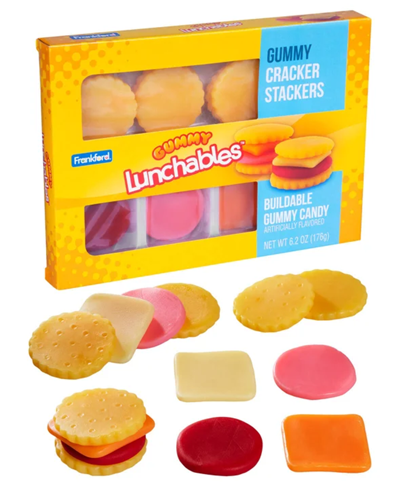 Gummy Lunchables - Your favorite lunchroom meals made gummy(Cracker ...