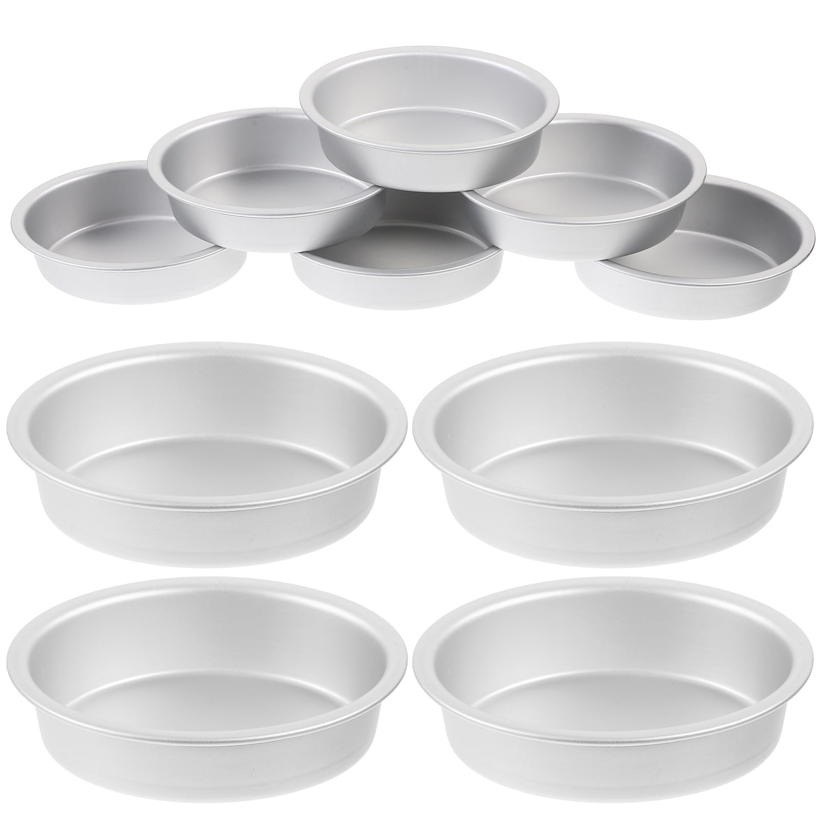 Gummy Molds 10 Pcs Oval with Cover Fudge Grill Mini Flan for Baking ...