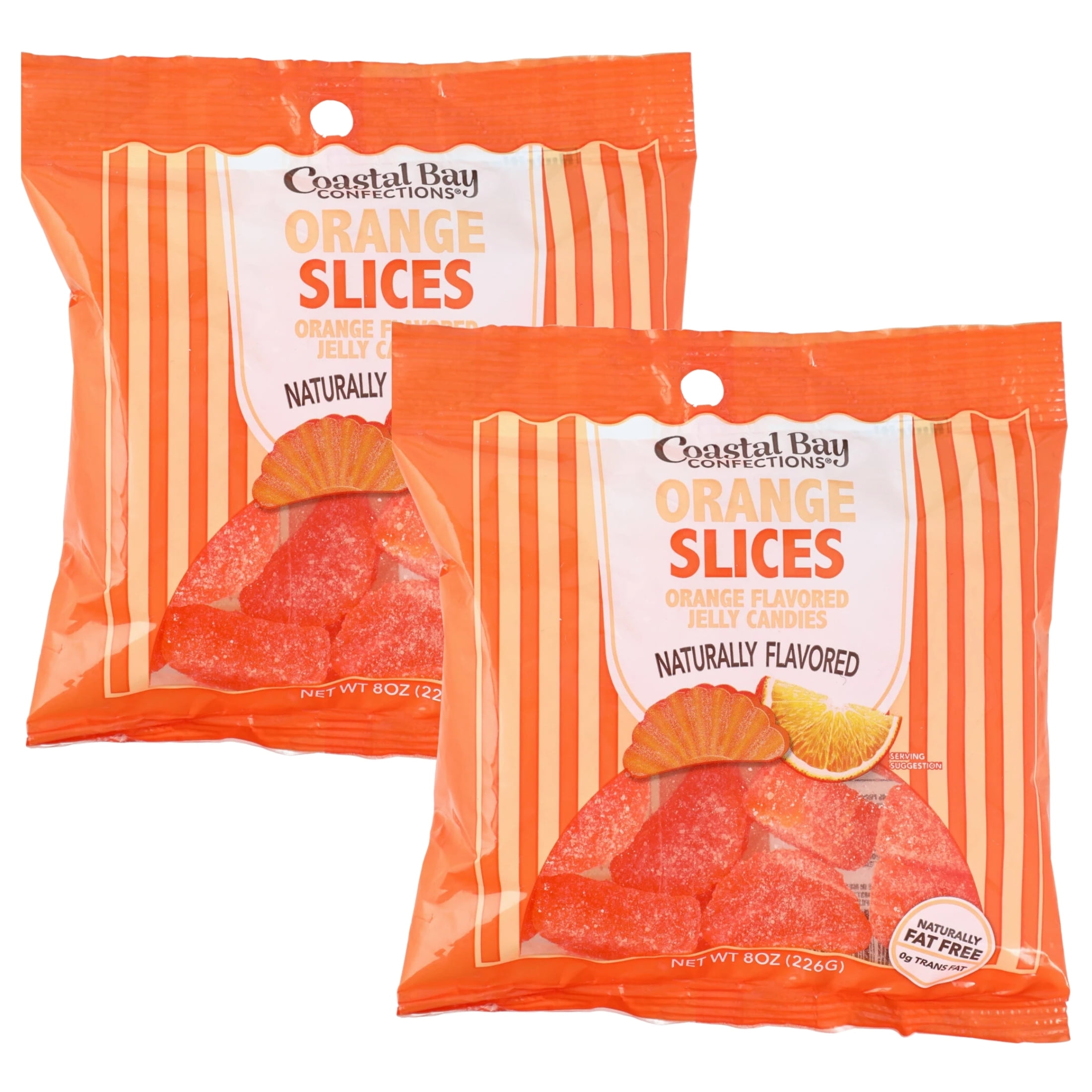 Gummy Orange Slices 8 oz Jelly Flavored Candies for Birthday Wedding ...
