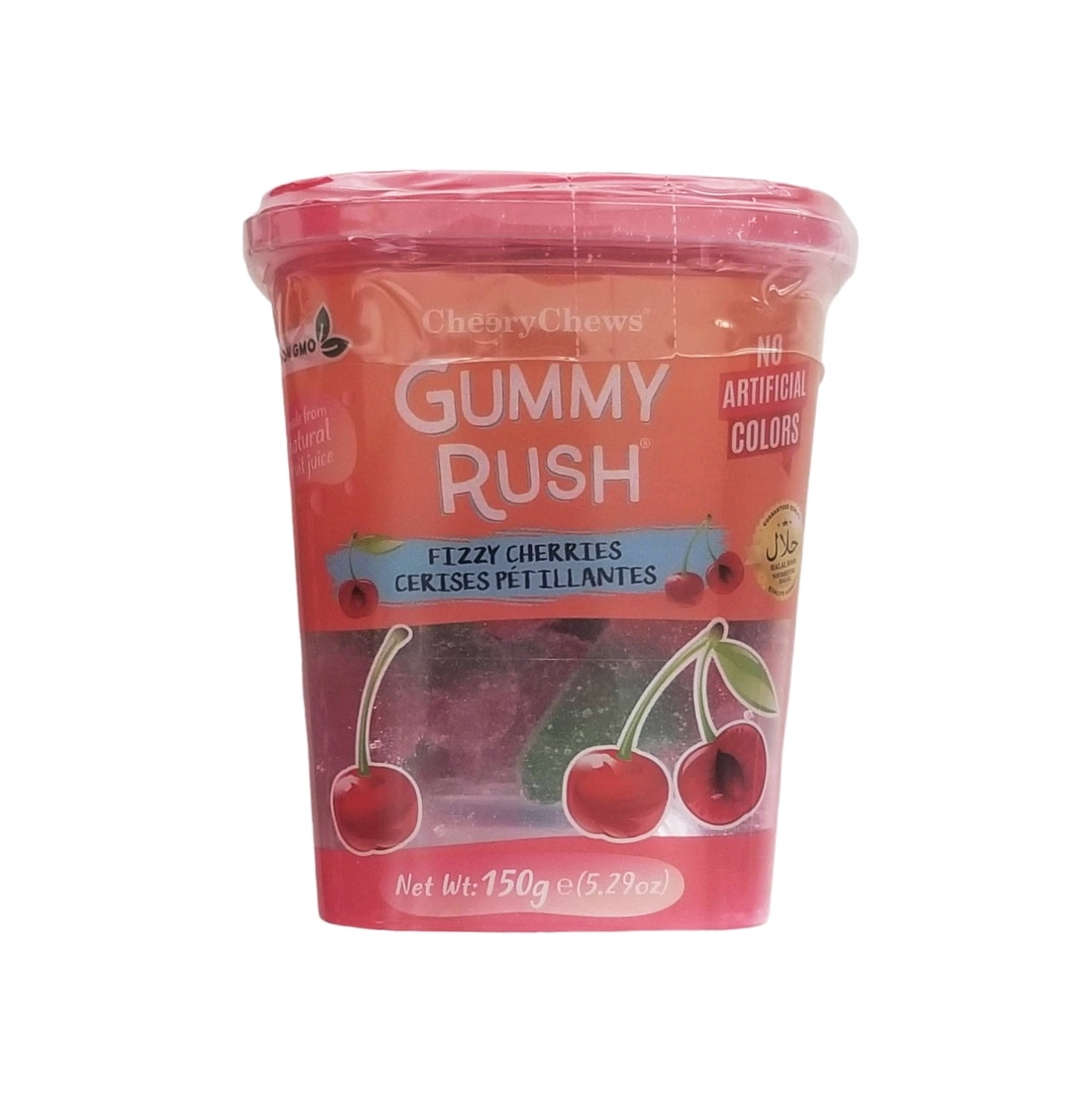 Gummy Rush Fizzy Cherries Gummies, 150g/5.3 oz. Box - Walmart.com