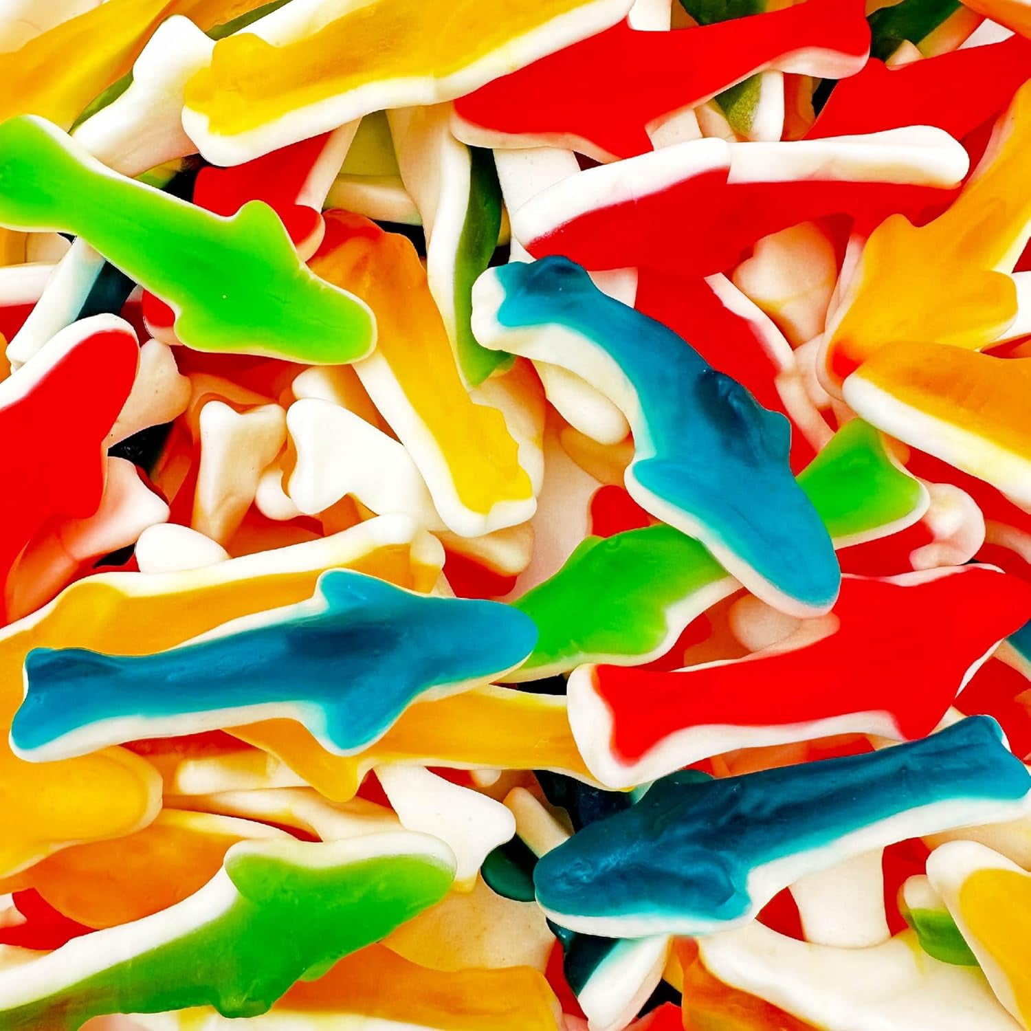 Gummy Sharks Candy | 2-Pound Bag | Assorted Flavors - Cherry, Lime ...