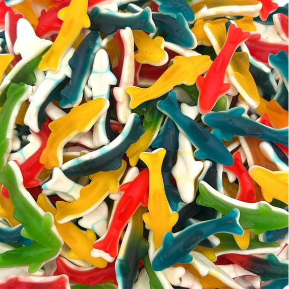 Gummy Sharks Candy Mix MFF30 | 1 Pound Bag | Assorted Fruit Flavors ...