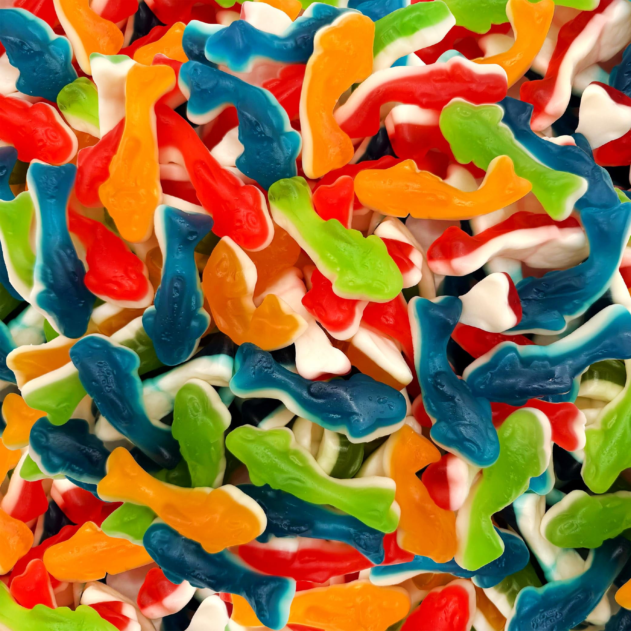 Gummy Sharks Candy Mix MFF30 | 2 Pound Bag | Assorted Fruit Flavors ...