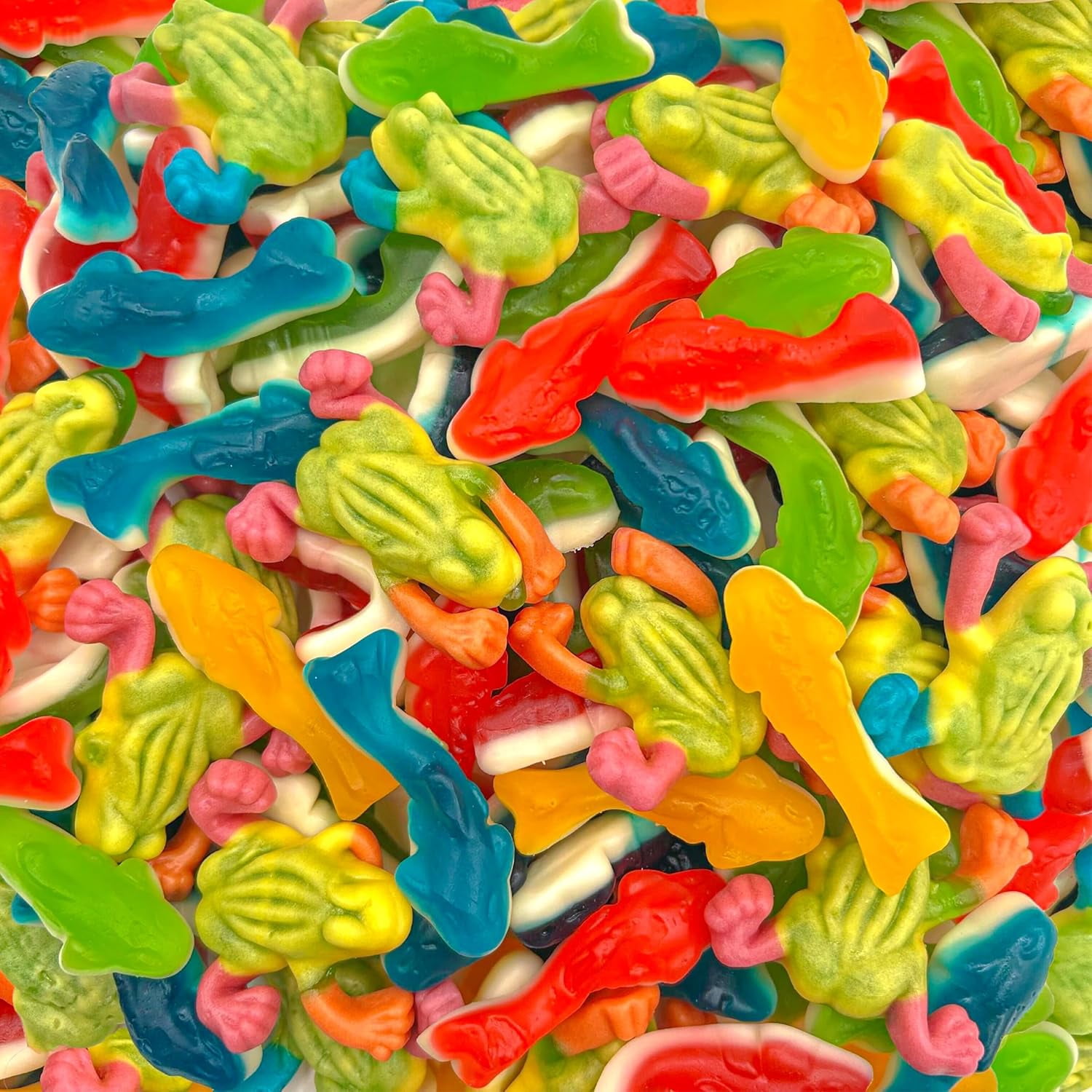 Gummy Sharks and Rainforest AKF18 Frogs Candy Mix | 2 Pound Bulk Bag ...