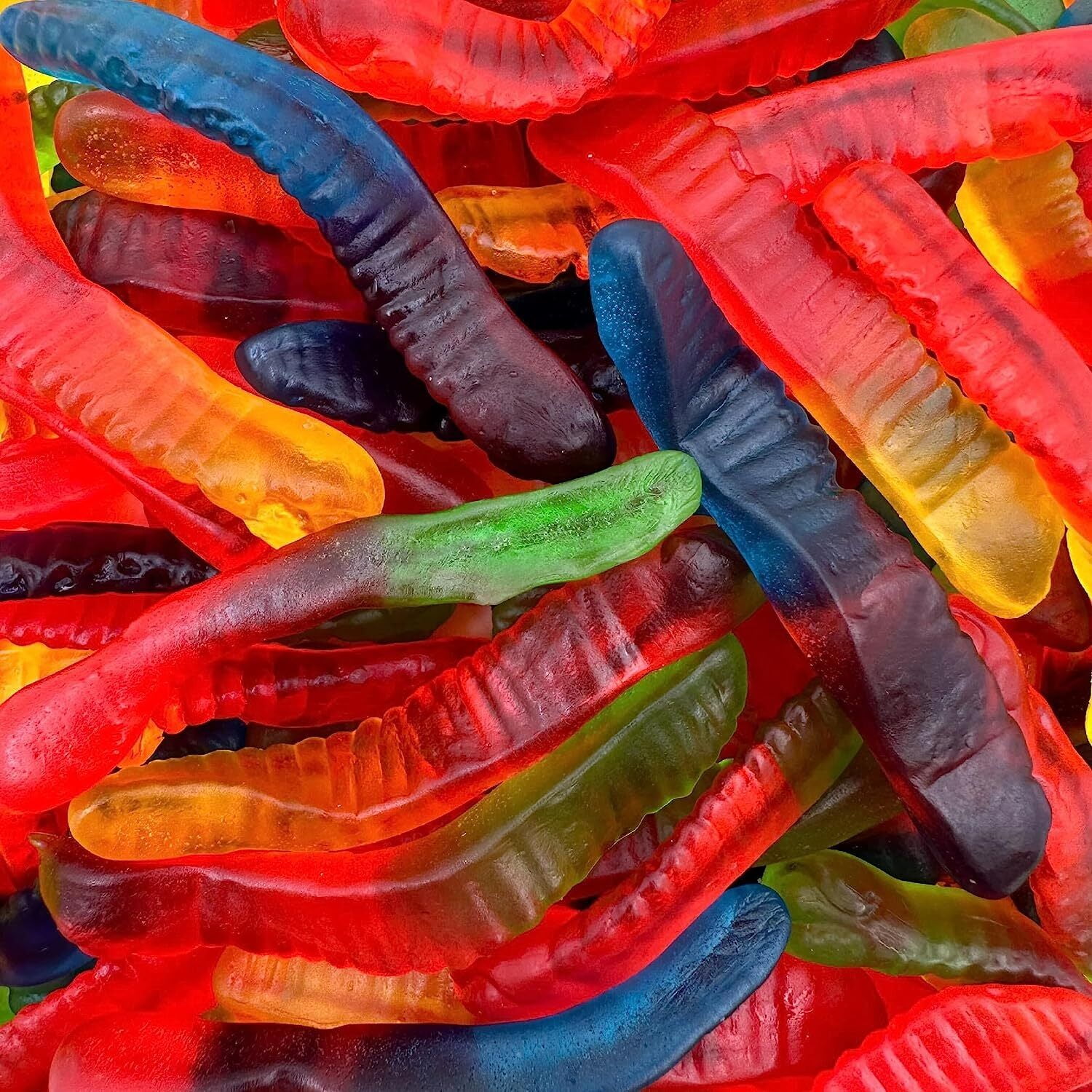 Gummy Worms Candy - Made with Real Fruit Juice - 2-Pound Bag - Walmart.com