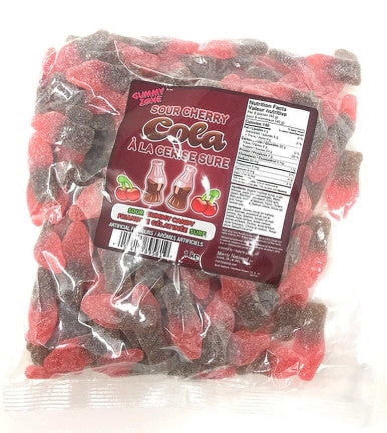 Gummy Zone, Sour Cherry Cola Candy, 1kg, 2.2lb - Walmart.com