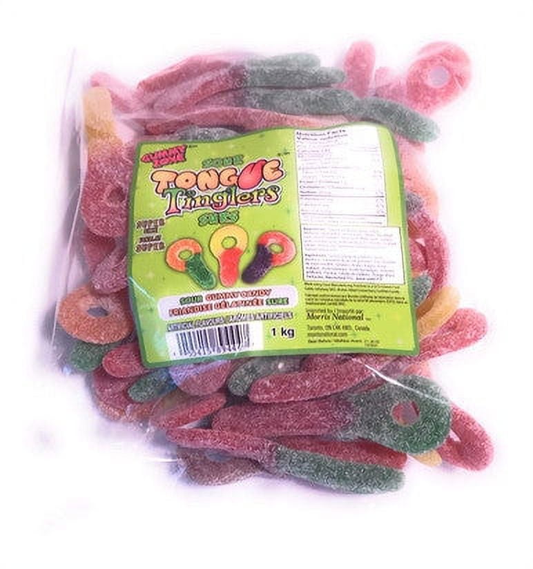 Gummy Zone Sour Tongue Tinglers 1kg (2.2lbs) {Imported from Canada ...