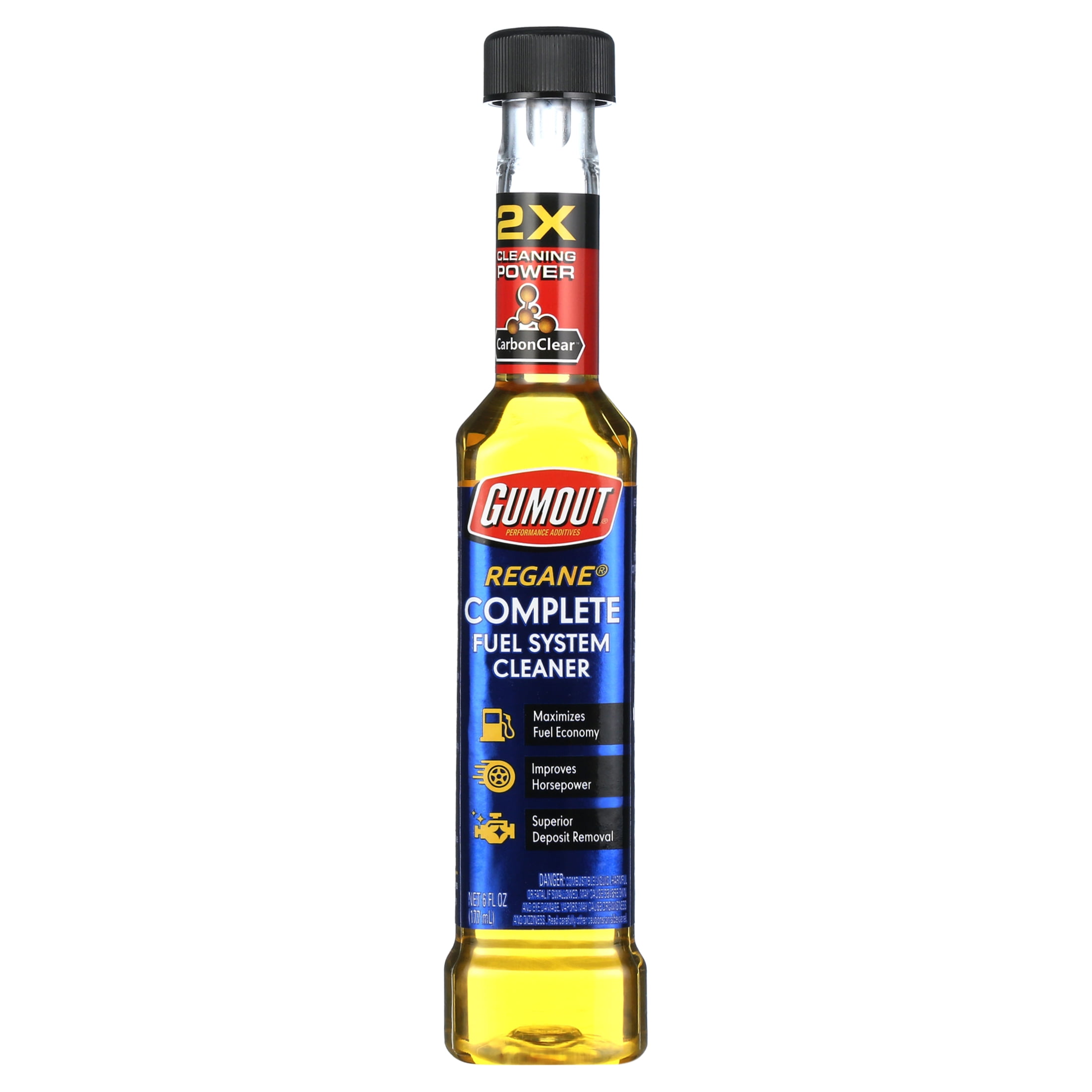 Gumout Regane Complete Fuel System Cleaner, 6 oz, Removes Deposits ...