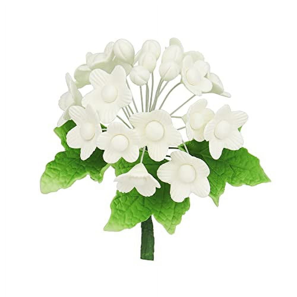 Gumpaste Edible Flower Spray, White Forget-Me-Not - for Cake Decorating ...