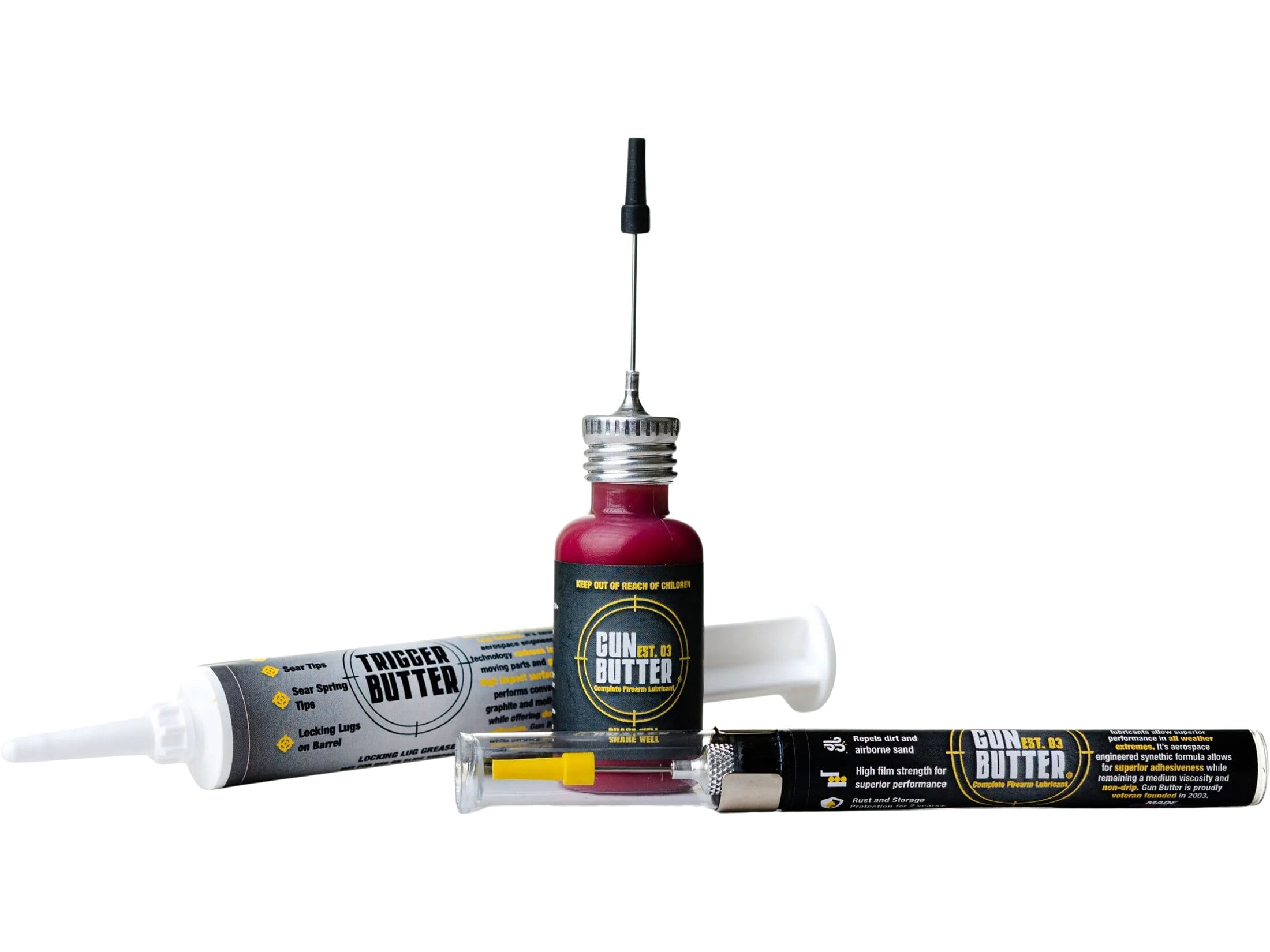 Gun Butter Triple Package Gun Oil and Grease - Walmart.com