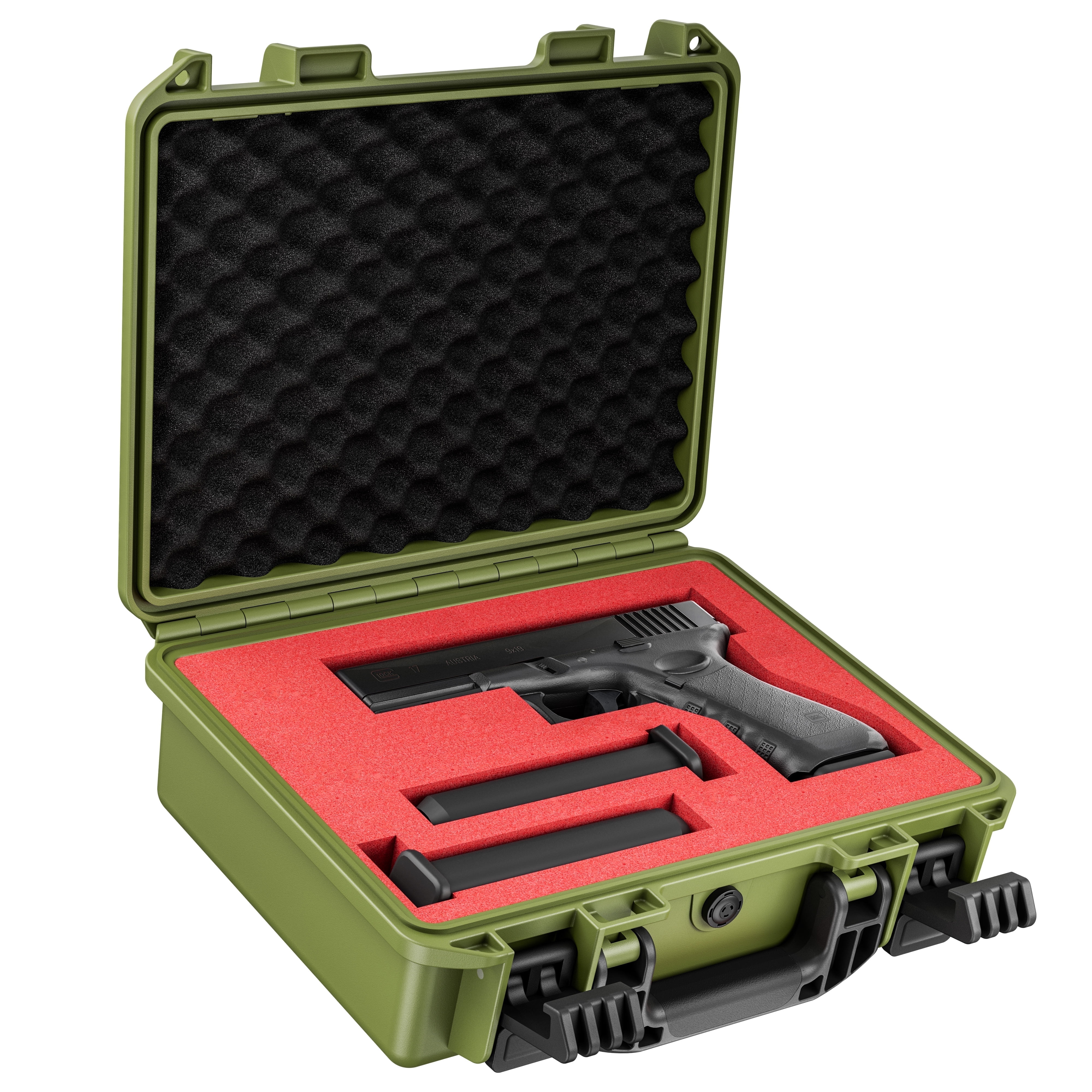 Gun Case for Handguns TSA Approved Firearm Travel Case Pistol Case Hard ...
