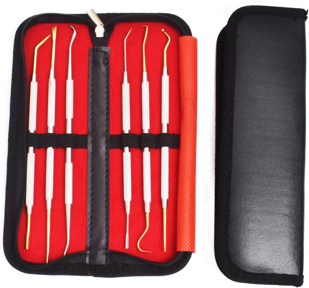 Gun Cleaning Brush & Pick Kit-Double Ended Brass Copper Nylon Steel ...