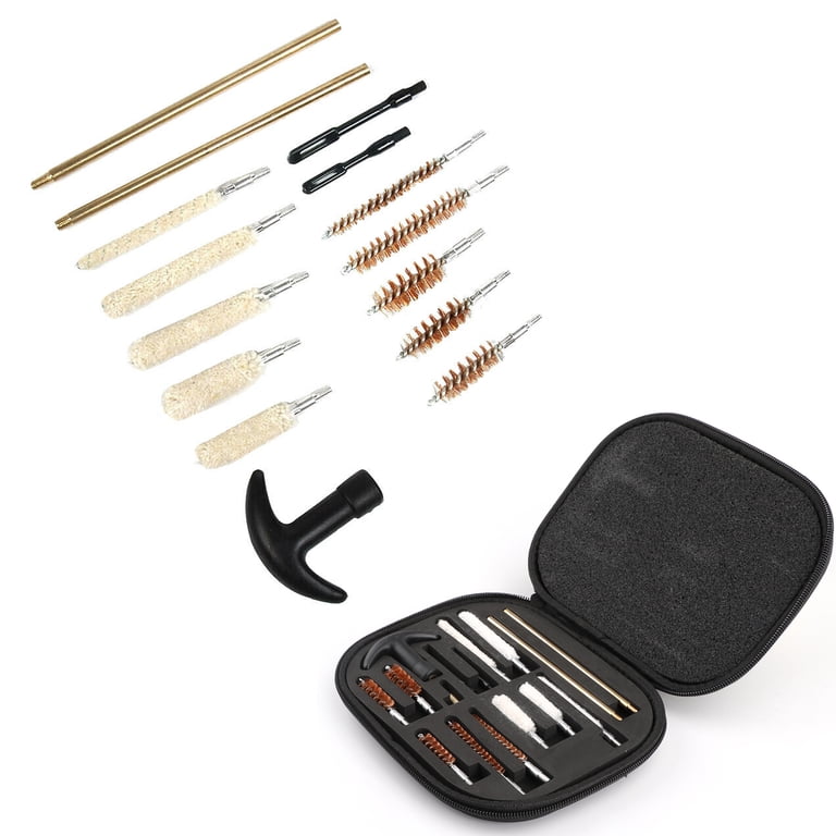 Pistol Cleaning Kit For 9mm And .45 Caliber NEVERDRY 19-Piece Gun ...
