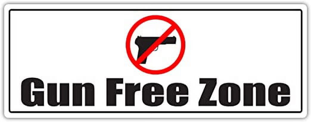 Gun Free Zone No Guns Allowed Weapons Prohibited Possession of Firearms ...