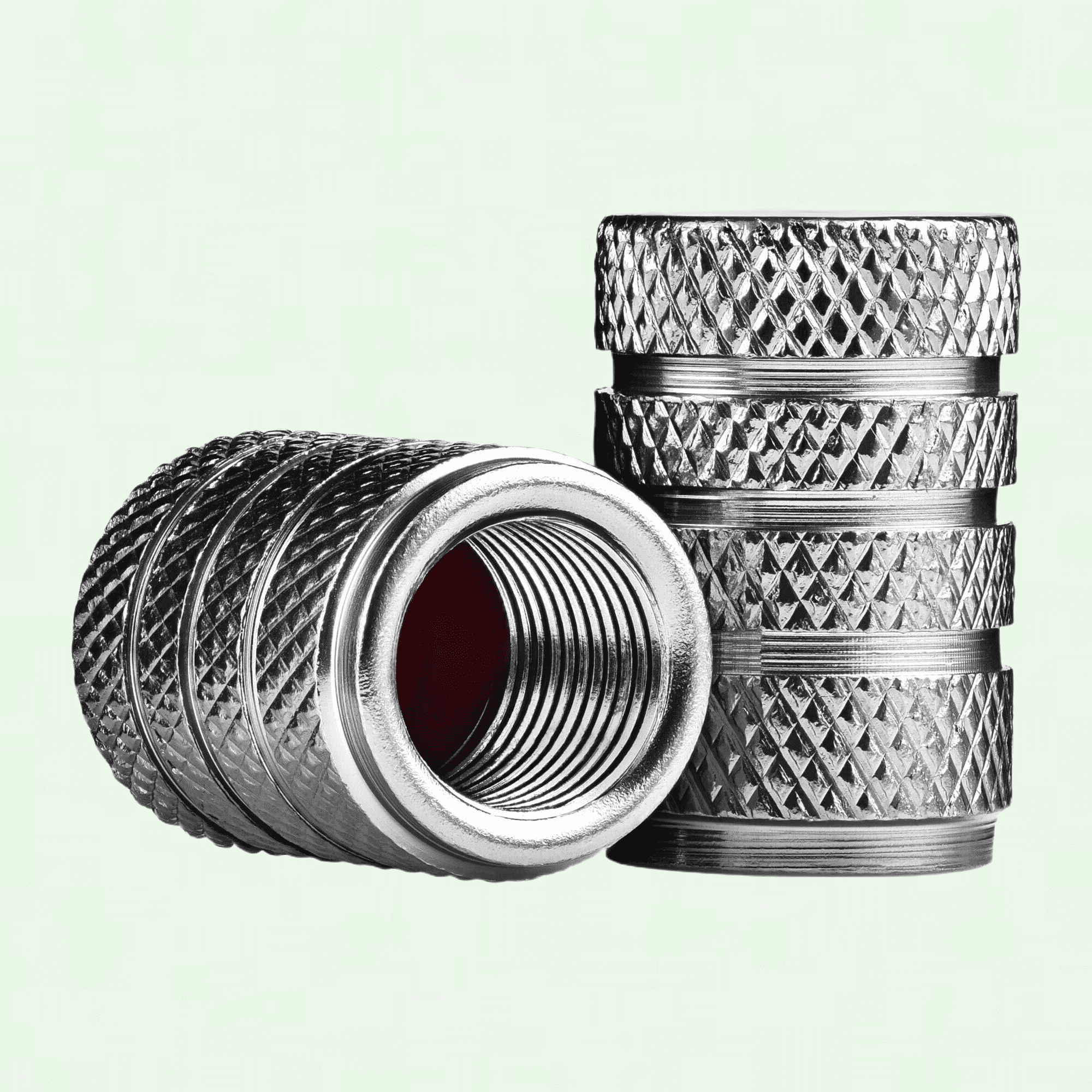 Gun Grey Barrel Valve Caps (10-Pack), Universal Stem Covers for Cars ...