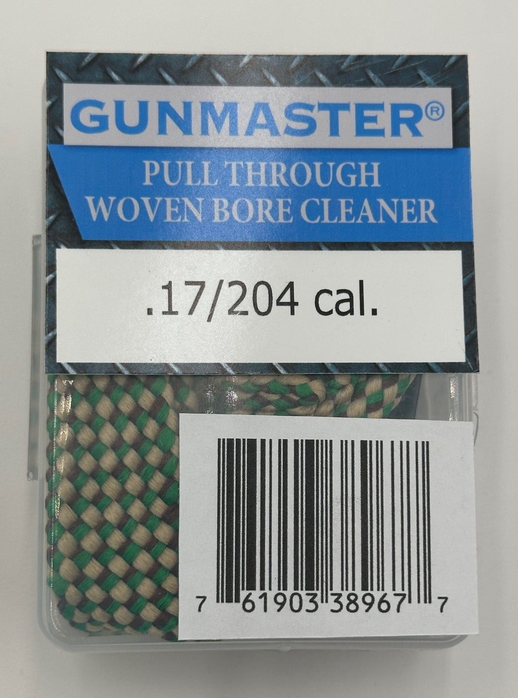 Gun Master Pull through Woven Bore Snake style .17-.204 cal. in plastic ...