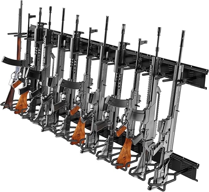 Gun Rack,Blacksmith Wall Mount Rifle Racks,Heavy Duty Steel Gun Rack ...
