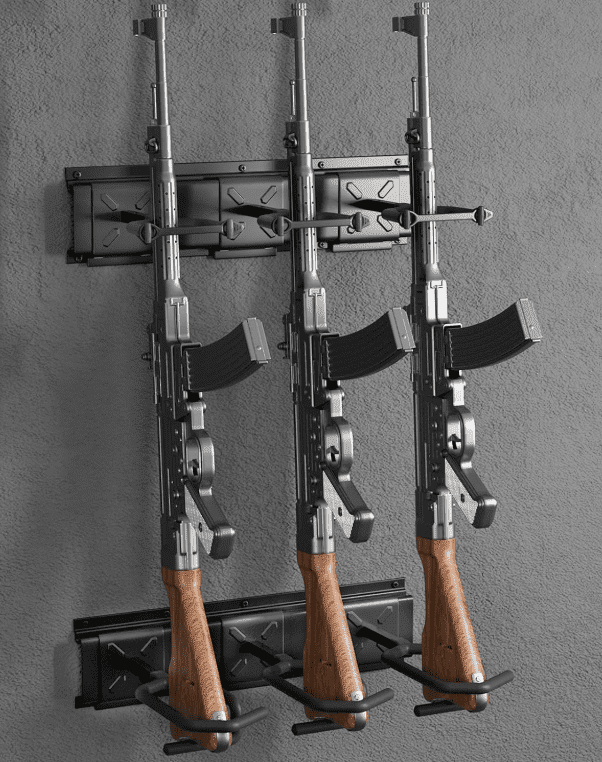 Gun Rack,Blacksmith Wall Mount Rifle Racks,Heavy Duty Steel Gun Rack ...