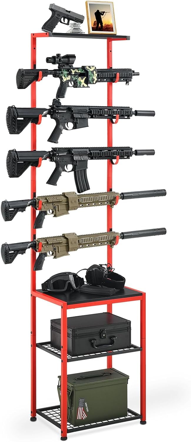 Gun Rack, Indoor Gun Racks for Wall Mount Gun Display Stand, Floor Gun ...