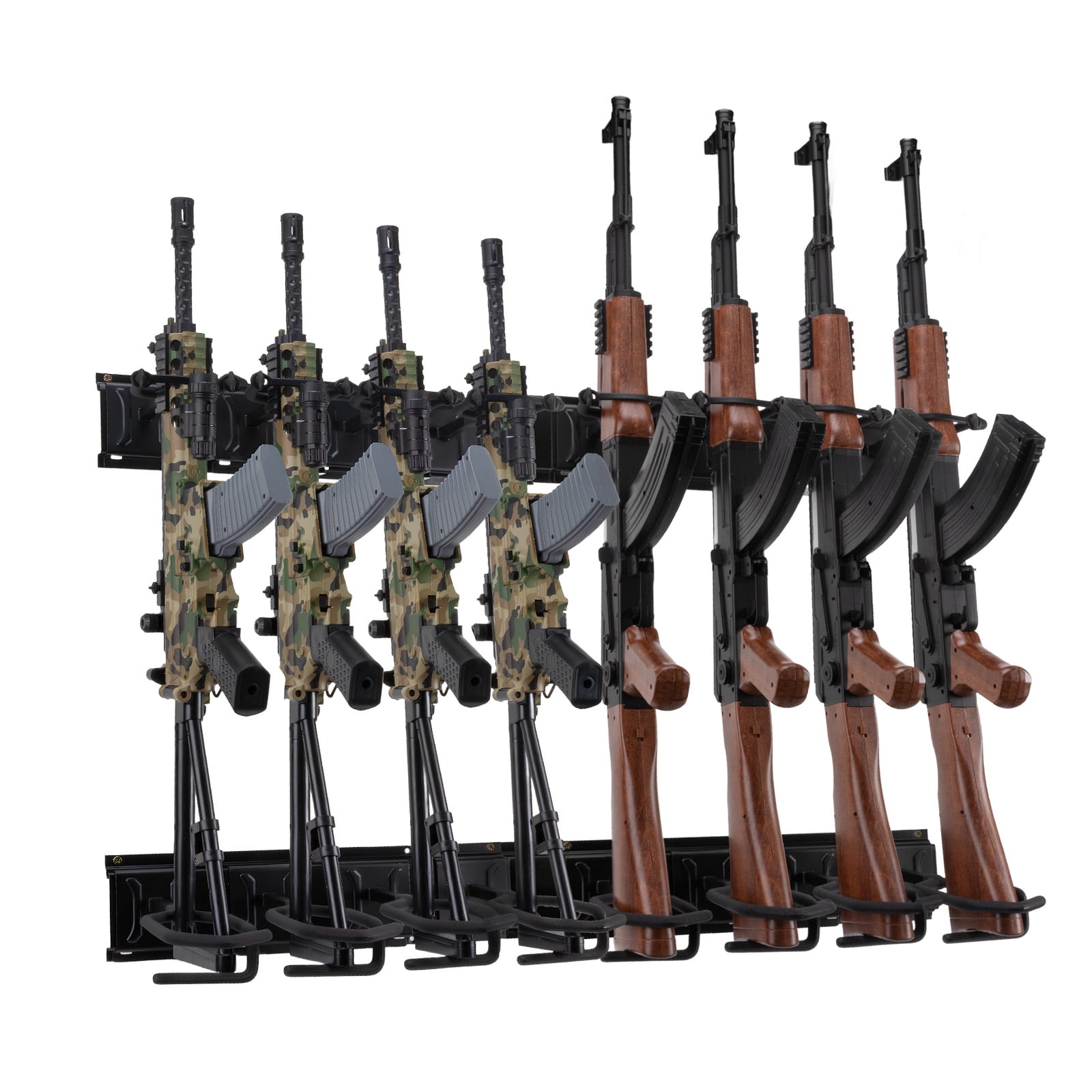 Gun Rack,Mutak Wall Mount Rifle Racks,Heavy Duty Steel Gun Rack for ...