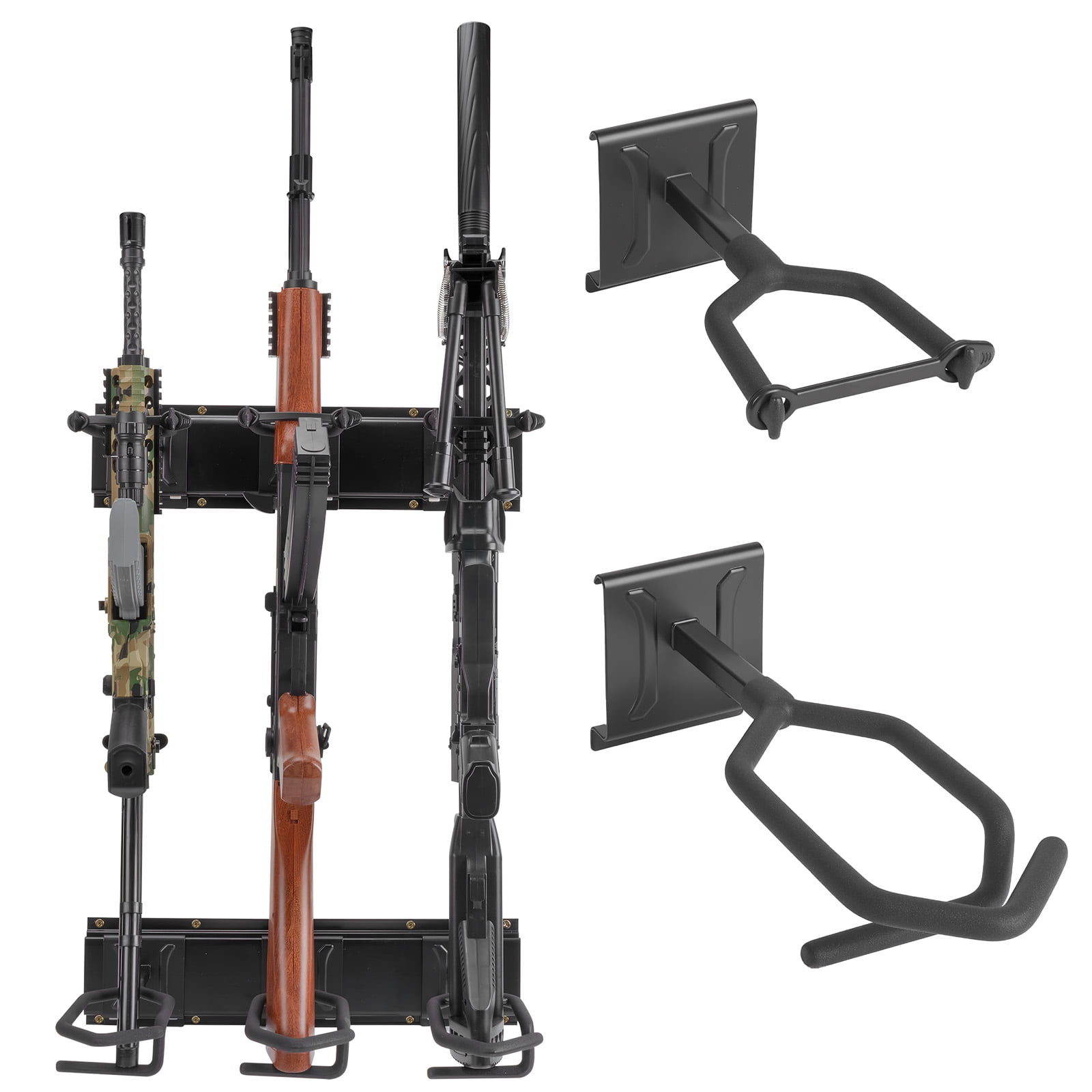 Gun Rack,Mutak Wall Mount Rifle Racks,Heavy Duty Steel Gun Rack for ...