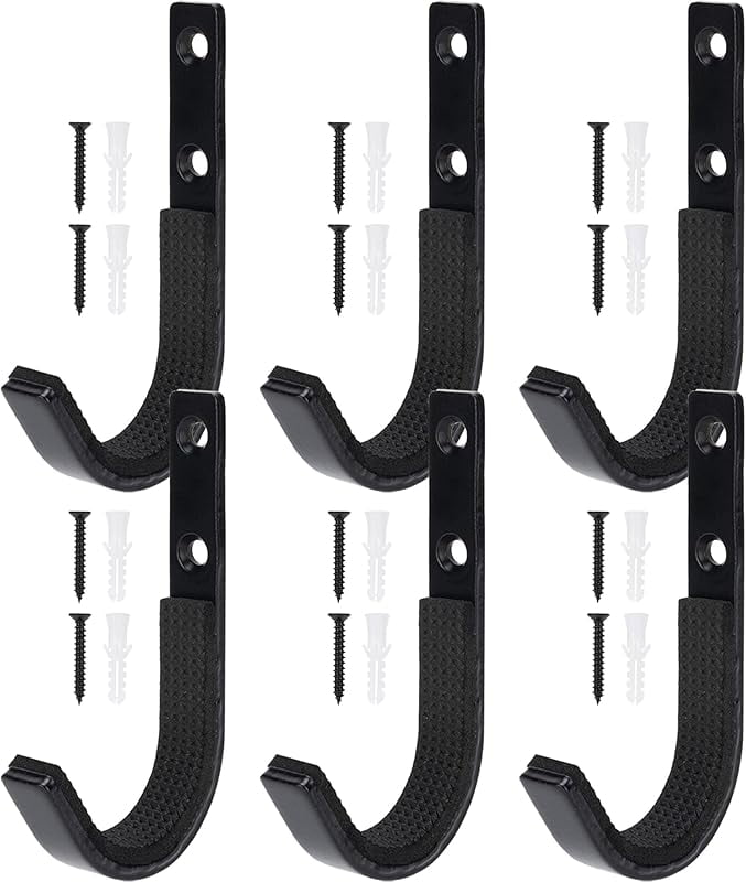 Gun Rack Wall Mount, Horizontal Metal Rifles Shotgun Hooks for Hanging ...
