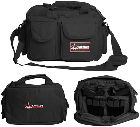 Gun Range Bag – Compact Pistol Revolver Range Bag for Handguns and Ammo ...