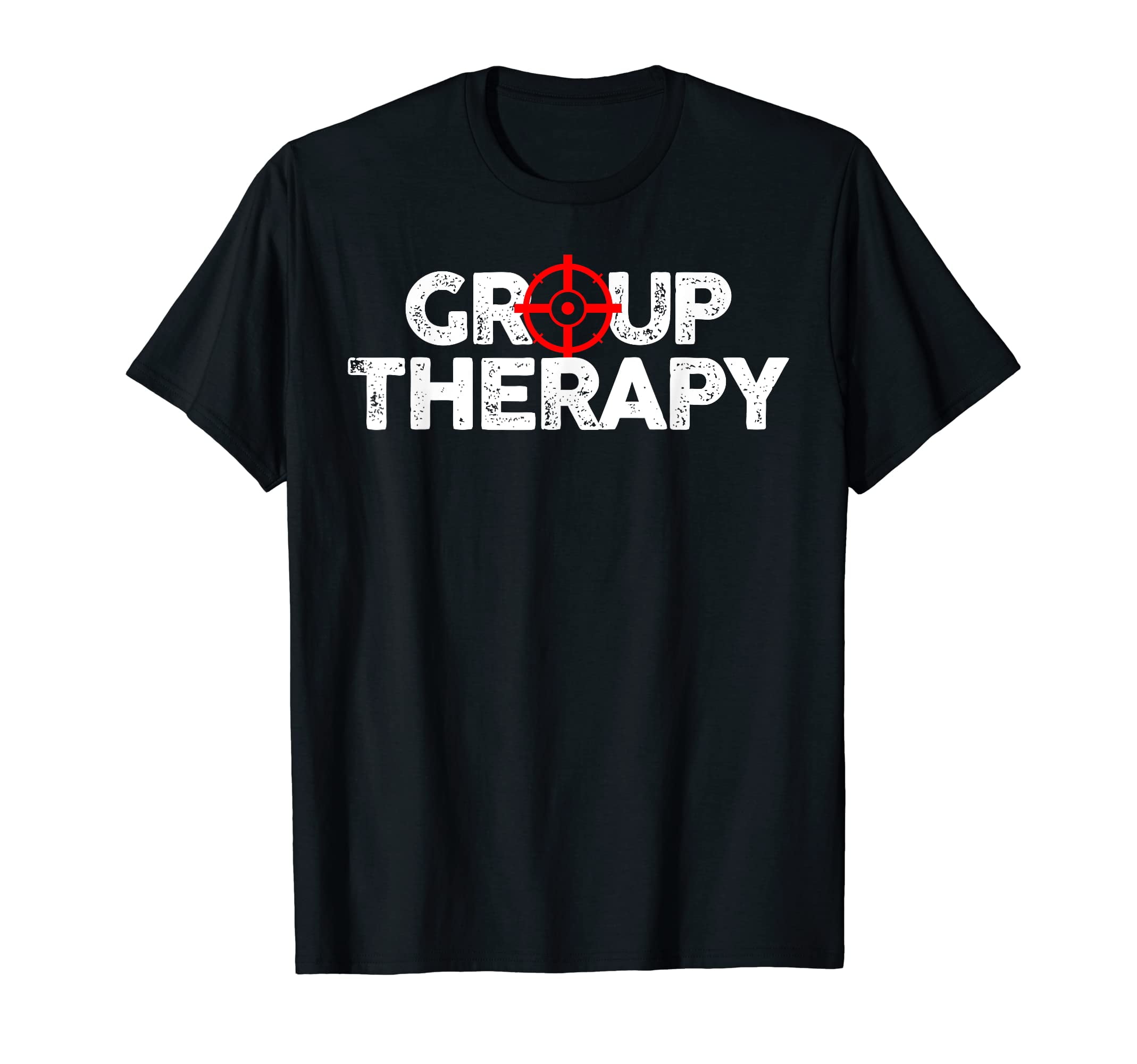 Gun Range Group Therapy Target Shooting Funny T-Shirt - Walmart.com