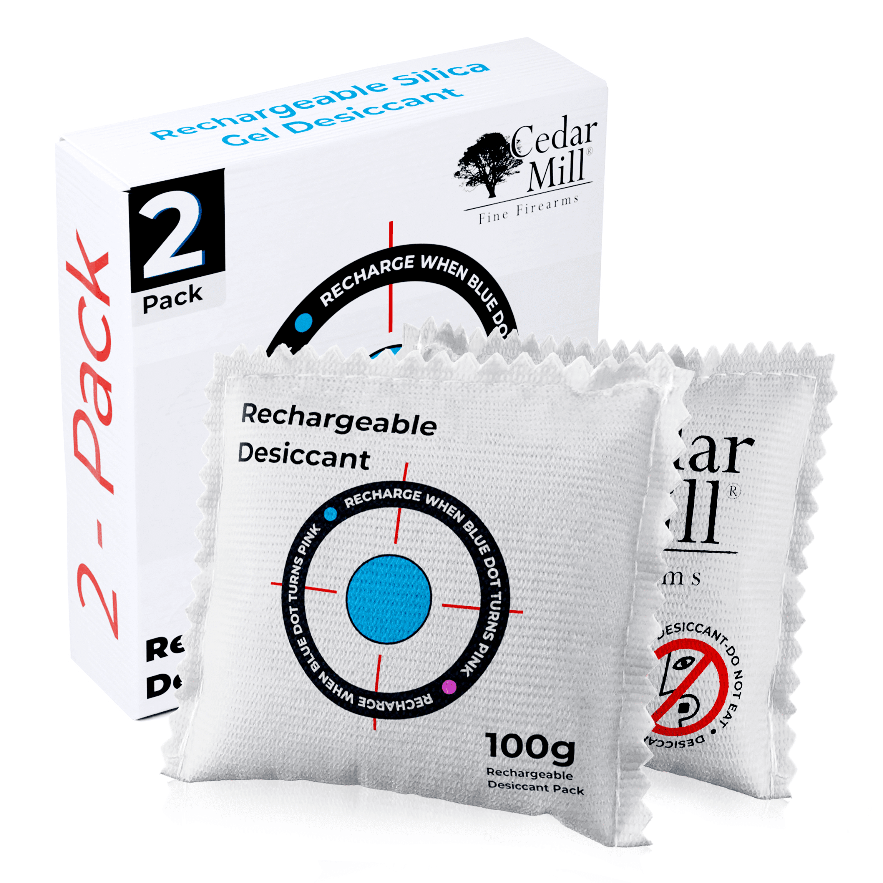 Gun Safe Desiccants - Rechargeable Desiccant Packs for Storage ...