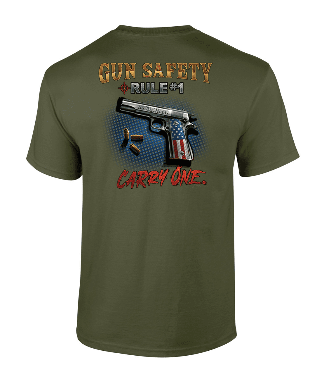 Gun Safety Rule Carry One Second Amendment Firearms Responsibilities ...