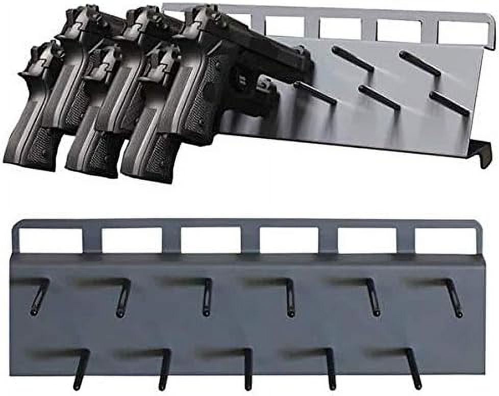 Gun Storage Pistol Peg Rack: 11 Capacity - Great Handgun Rack for Your ...