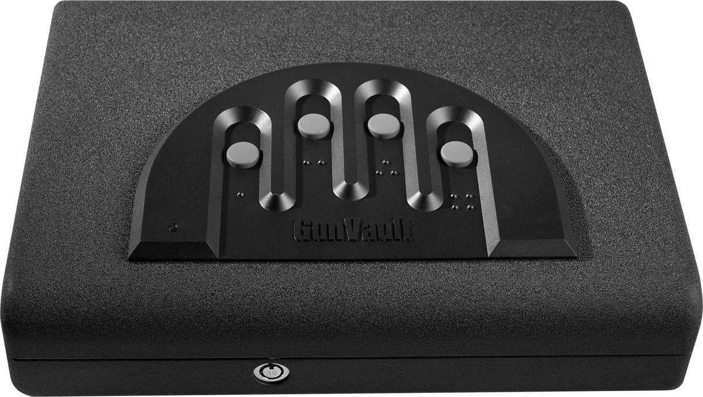 GunVault 1-Gun Electronic Lock MicroVault 500 Car Safe - Walmart.com