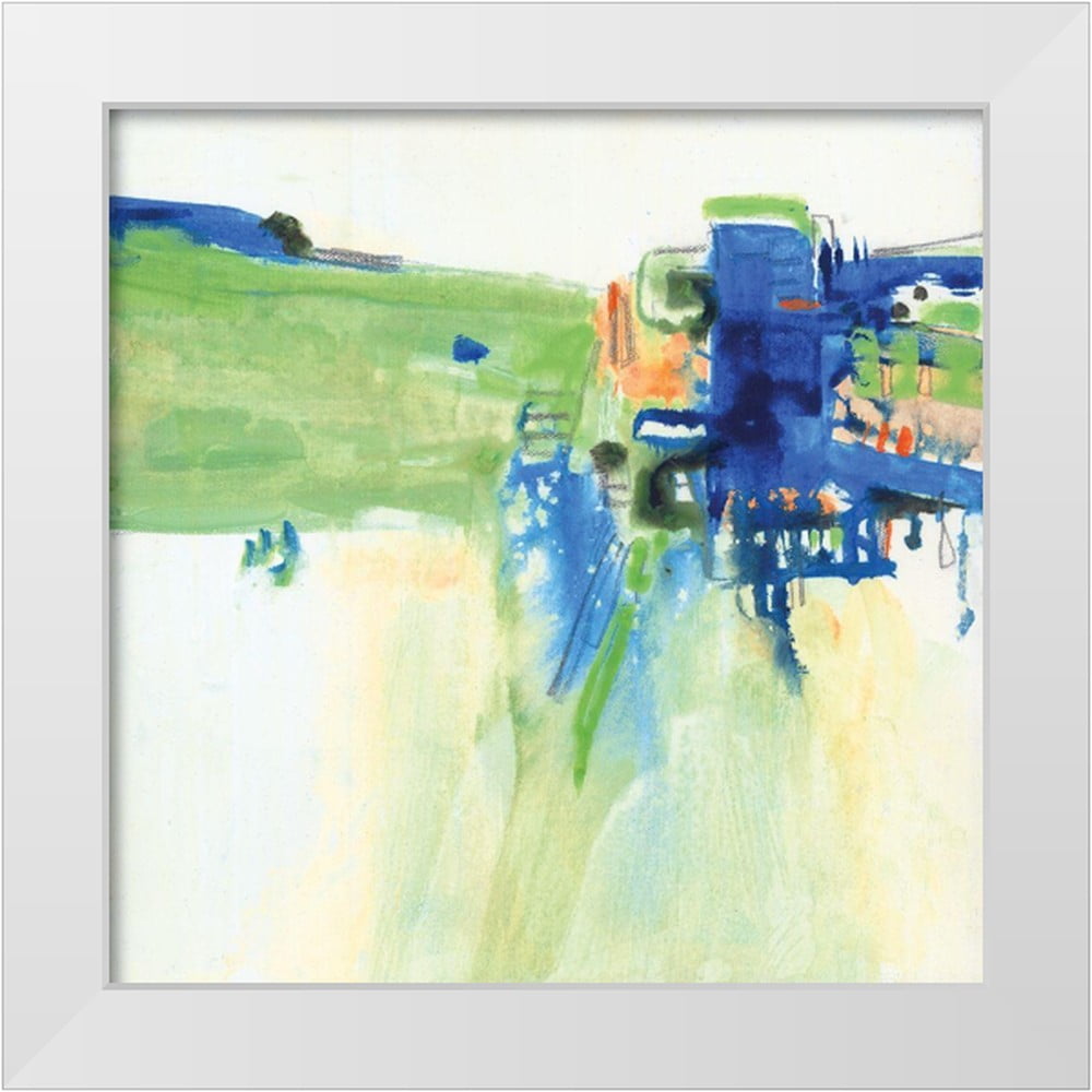 Guna, Bianka 20x20 White Modern Wood Framed Museum Art Print Titled ...