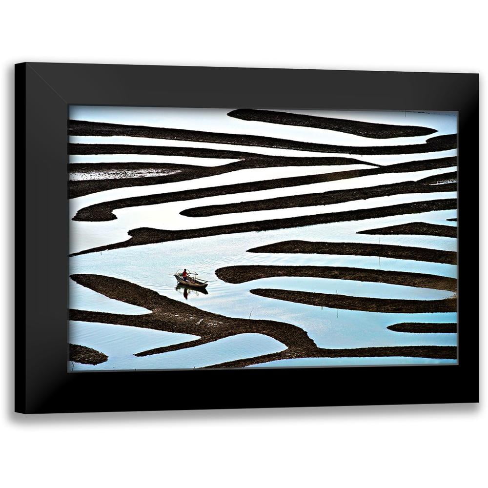 Gunawan, Lina 14x11 Black Modern Framed Museum Art Print Titled - Labyrinth - Walmart.com
