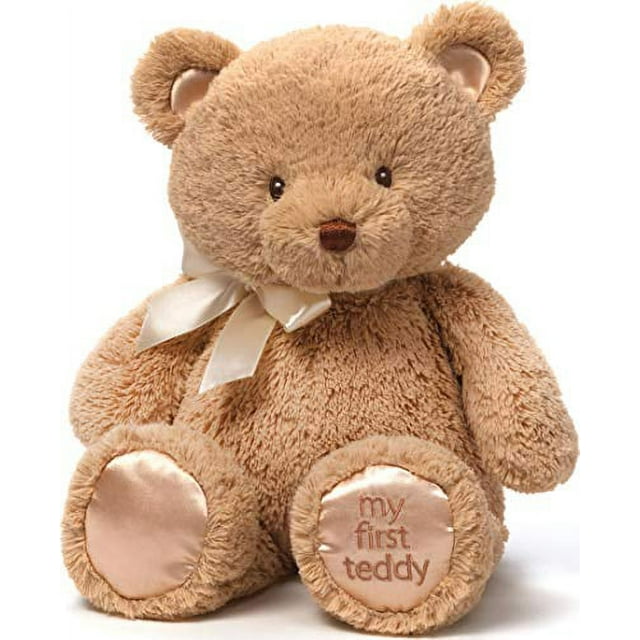 Gund My First Teddy Bear Baby Stuffed Animal, 15 inches - Walmart.com