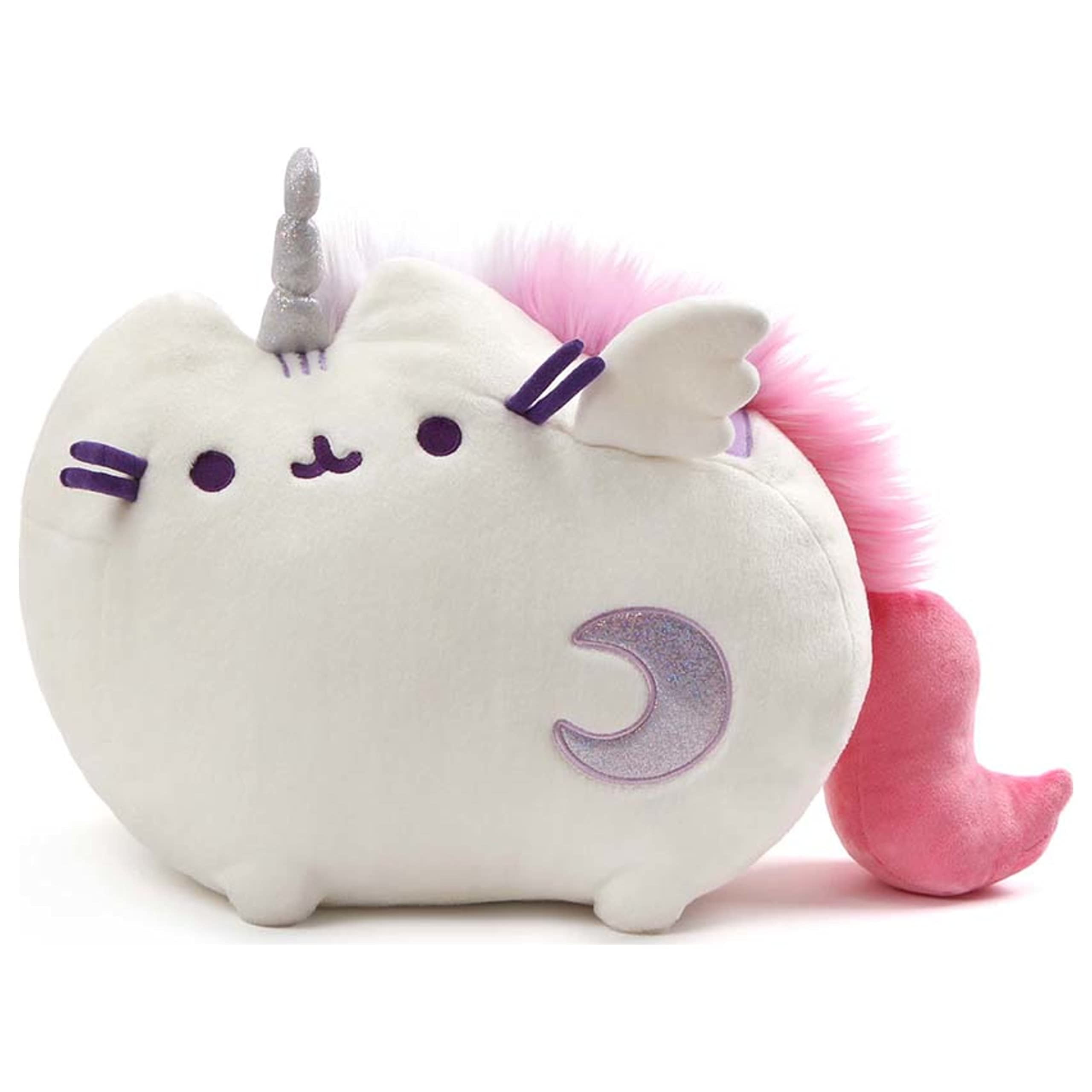 Gund Super Pusheenicorn Stuffed Pusheen Plush Sound and Lights Unicorn ...