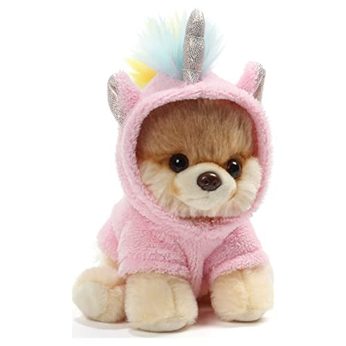 Gund World's Cutest Dog Itty Bitty Boo #44 Unicorn Plush 5" Toy Pink ...