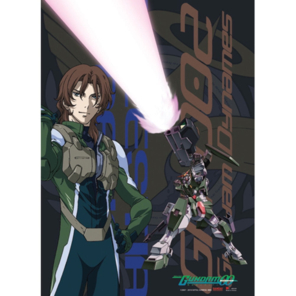 Gundam 00 Lockon and Dynames Wall Scroll - Walmart.com